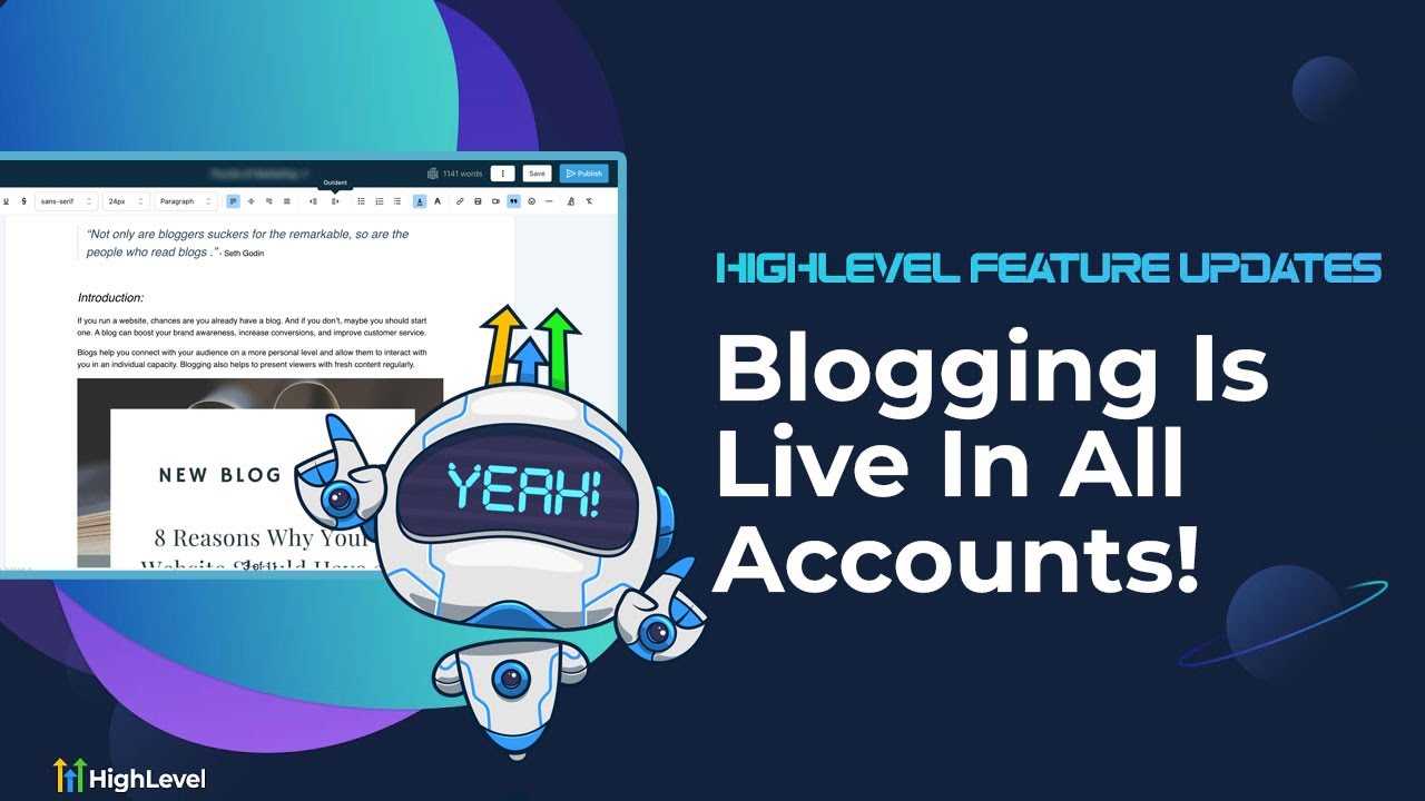 Blogging Is Live! - YouTube