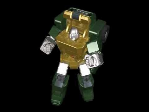 Transformers G1 Brawn 3d animation - YouTube