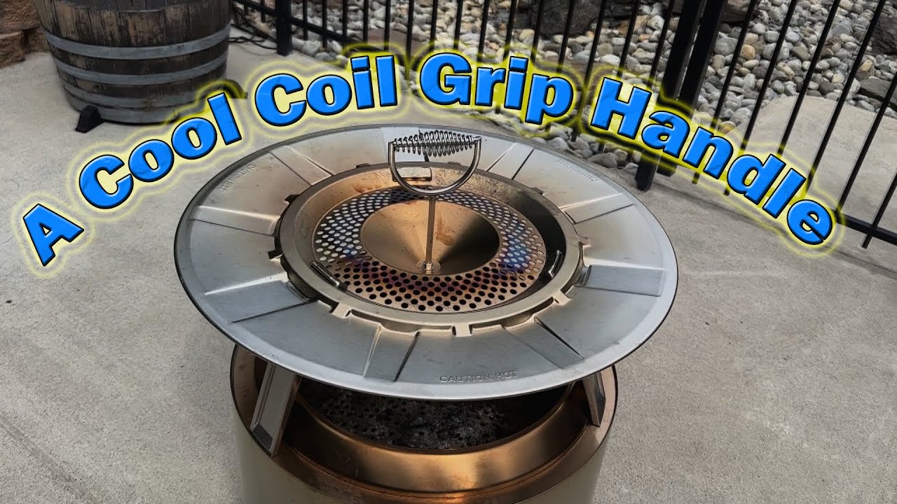A Cool Coil Grip Handle for the Solo Stove Deflector - YouTube