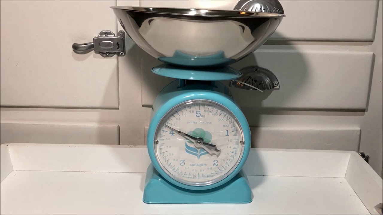 Anna Gare Lucy Mechanical Kitchen Scale Best Price Perth - YouTube