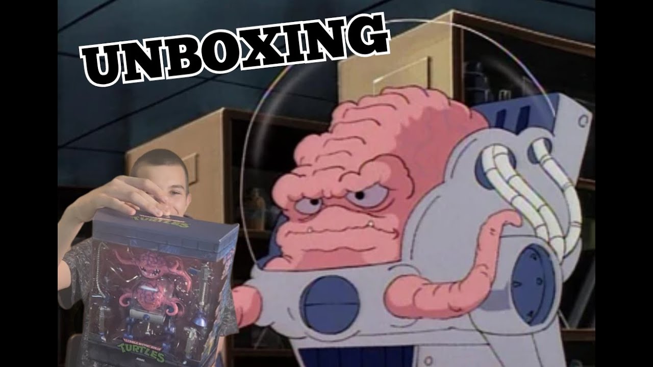 SUPER 7 KRANG ULTIMATE TEENAGE MUTANT NINJA TURTLES FIGURE UNBOXING X ...