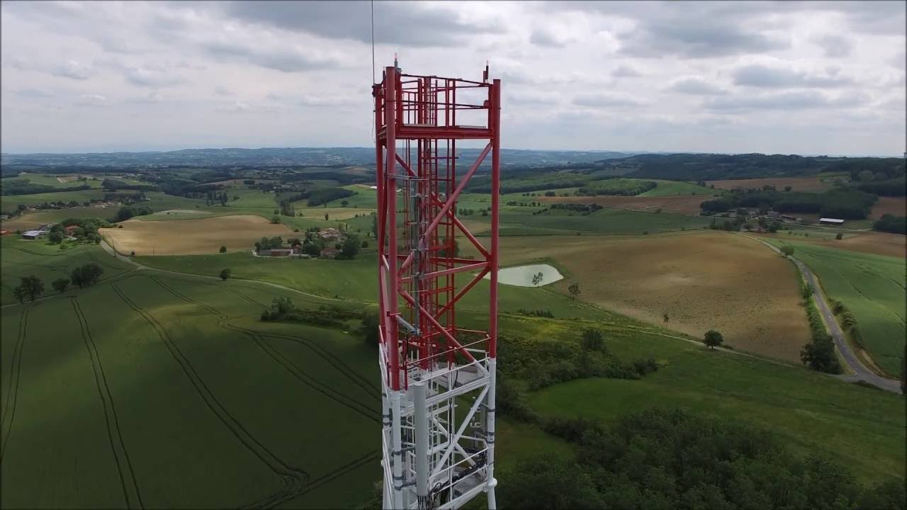 pylône antenne télécommunication - YouTube