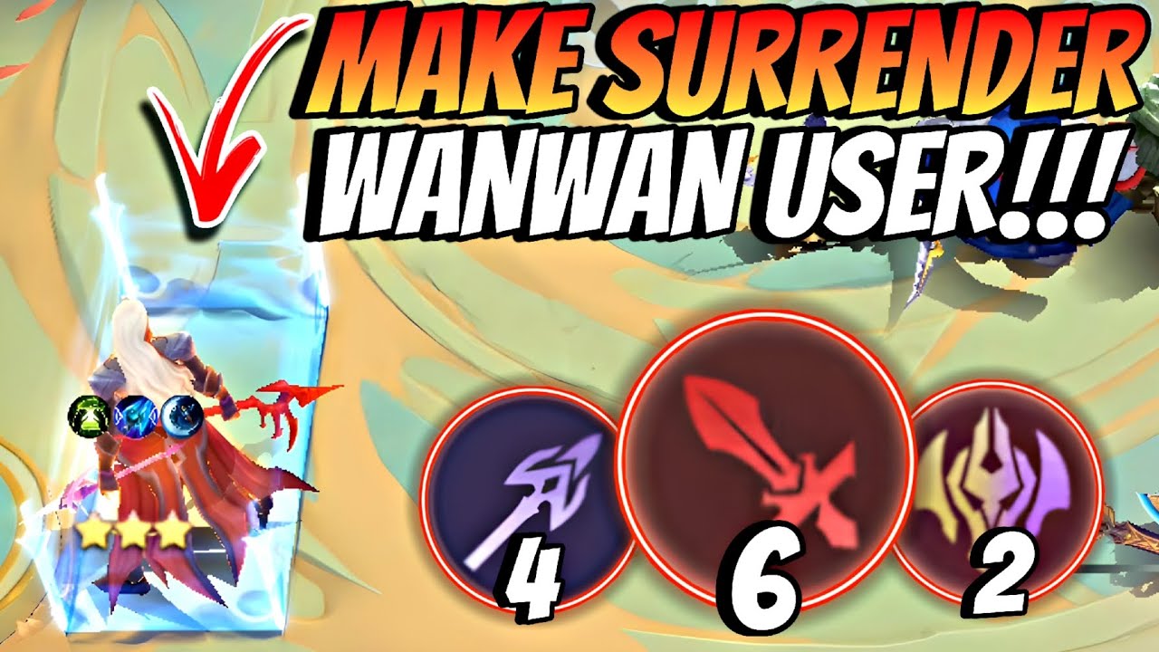 Magic Chess Best Synergy 2024!! Make Surrender Wanwan User!! Mobile ...