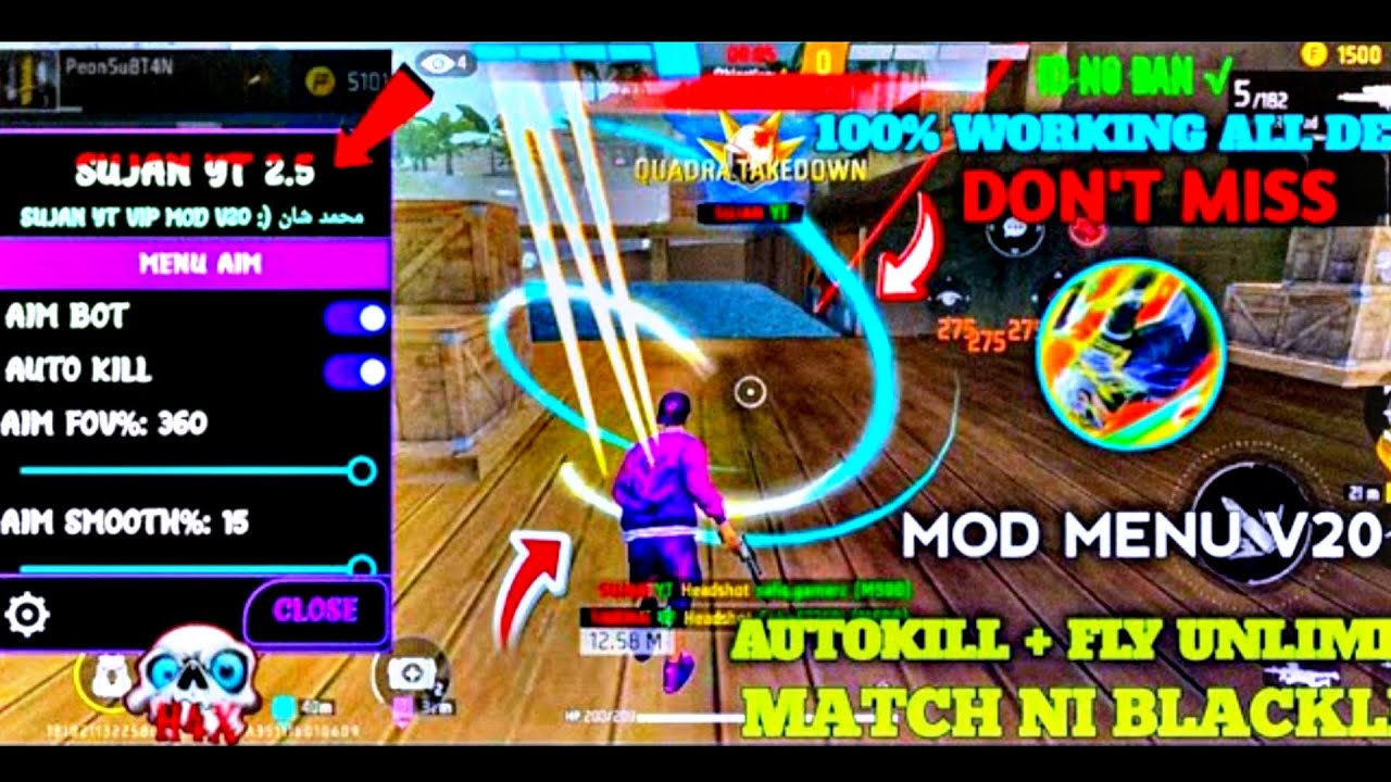 Free Fire Hack 🔥 ff hack menu mod download || Hack Free Fire // Ffh4x ...