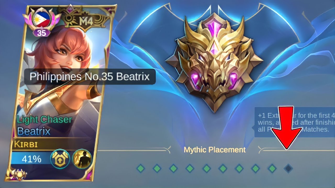 LAST PLACEMENT MATCH!!! BEST SOLO BUILD FOR BEATRIX CHEAT BUILD 2023!🔥 ...