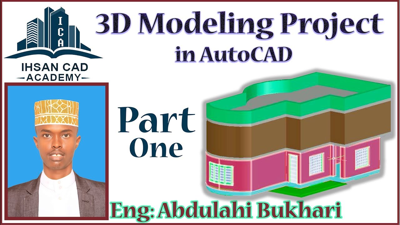 AutoCAD 3D Project - YouTube