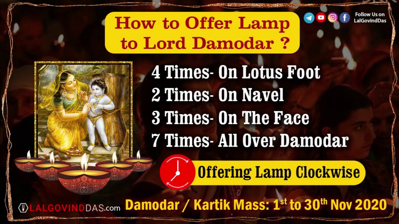 कार्तिक मास में दीपदान कैसे करें? | How To Offer Lamp To Lord Damodar ...
