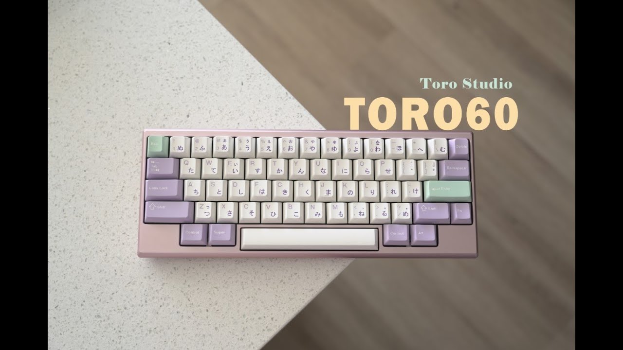 TORO 60 by Toro Studio | The Cutest keyboard - YouTube