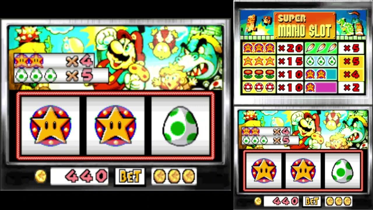 SM64DS Minigames: Super Mario Slots - YouTube