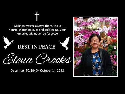 Elena Crooks | 12.27.1946 - 10.14.2022 - YouTube