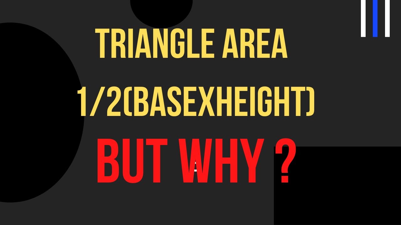 Derivation Of Formula of Area Of Triangle - YouTube
