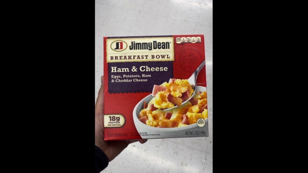 Jimmy Dean Ham Egg & Cheese Breakfast Bowl 7 Oz - YouTube