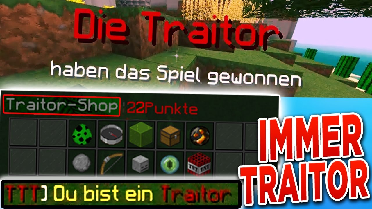 IMMER TRAITOR in TTT [GommeHD.Net] - YouTube