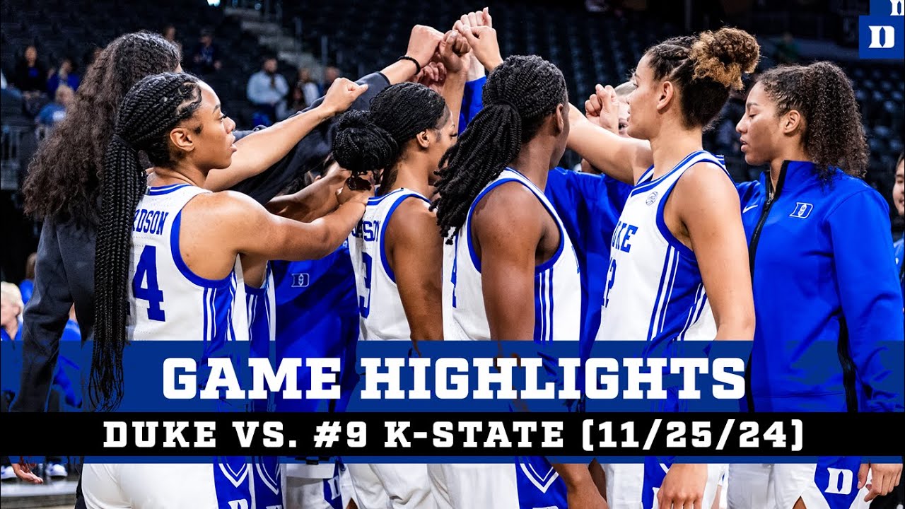 Full Game Highlights: #13 Duke 73, #9 Kansas State 62 - YouTube