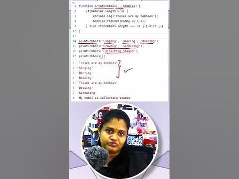 Rest Operator | JavaScript | Learn in Tamil #LiT - YouTube