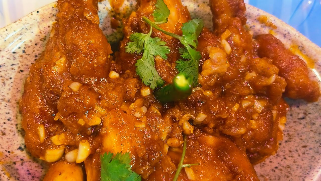 Sweet and spicy chicken legs piece recipe - YouTube