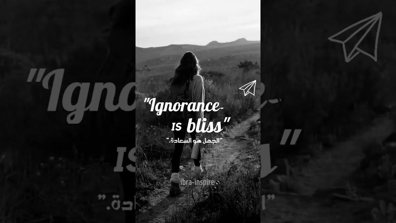 Ignorance Is Bliss Quotes
