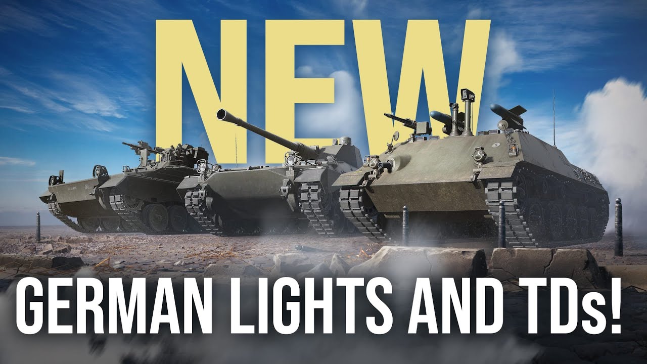 NEW: German Cold War Tech Tree Vehicles - YouTube