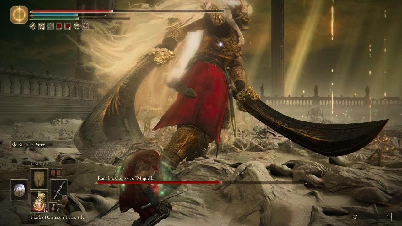 SHOWING AfroSenju HOW TO PARRY PROMISED CONSORT RADAHN IN THE ELDEN ...
