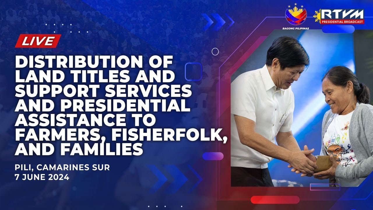 Distribution of Land Titles, Support Services and Assistance to Farmers ...
