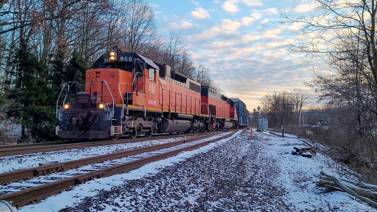 Searchlight signals in the snow: Chasing Bessemer power on the B&LE ...