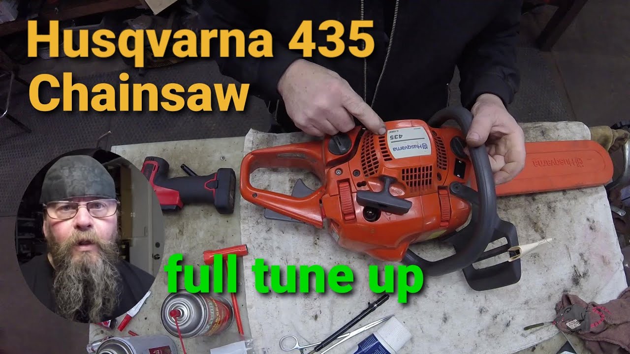 Husqvarna 435 Chainsaw Tune Up YouTube