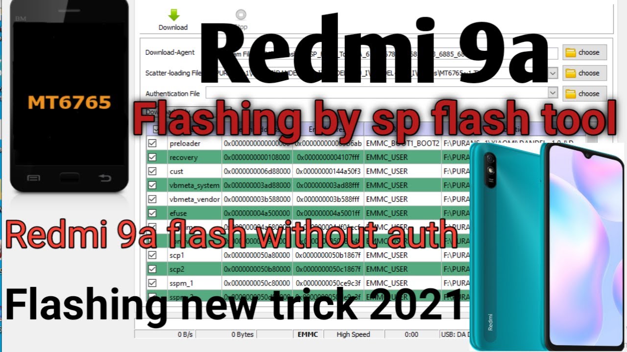 Redmi 9a flash by sp flash tool | mi 9a flashing | Xiaomi 9a flash file ...