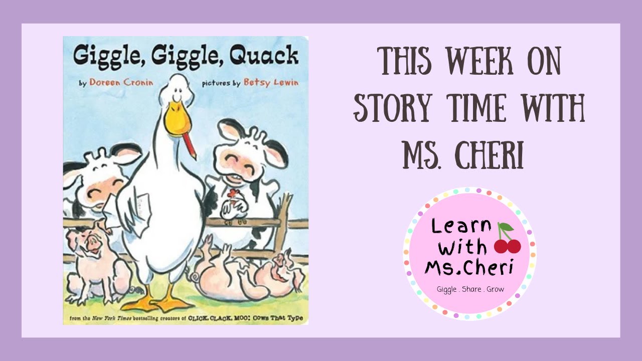Giggle, Giggle, Quack By Doreen Cronin Read Aloud - YouTube