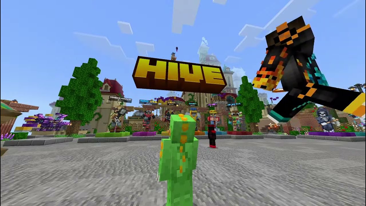 Hive Live Playing With Viewers Minecraft! - YouTube