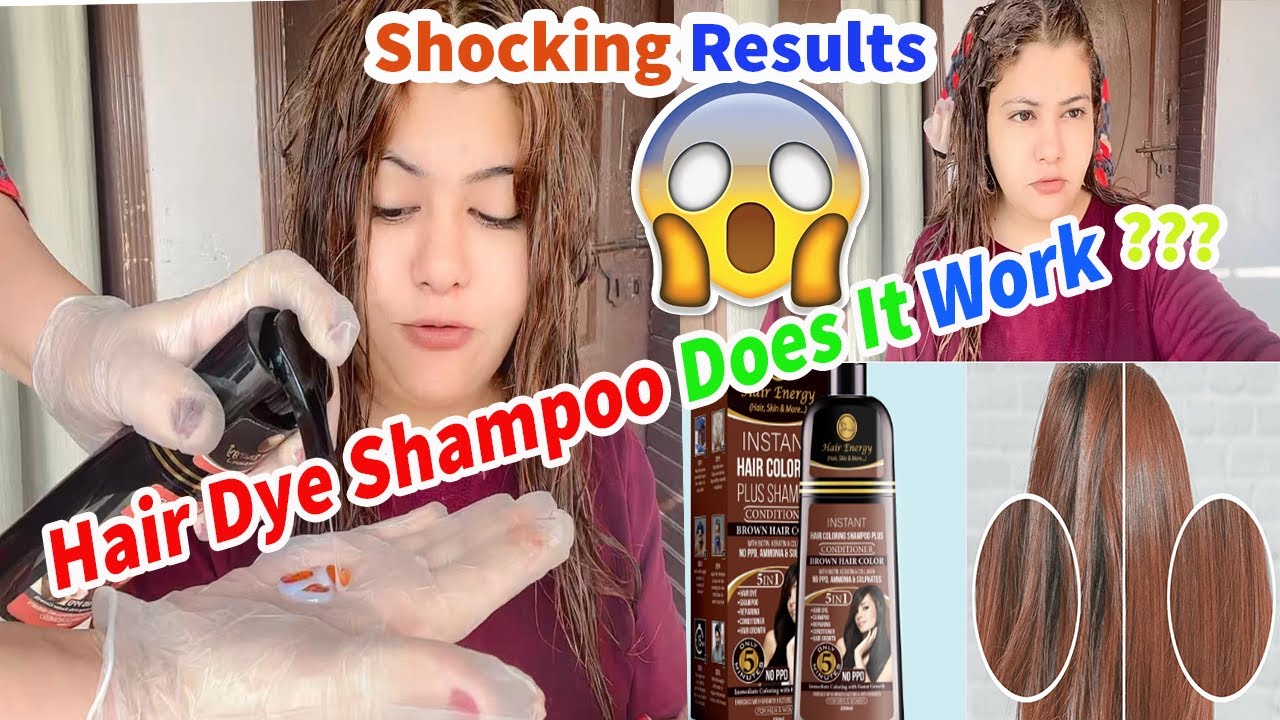 Hair Energy Hair Dye Shampoo Review / Surprising Results/ No more Hair ...