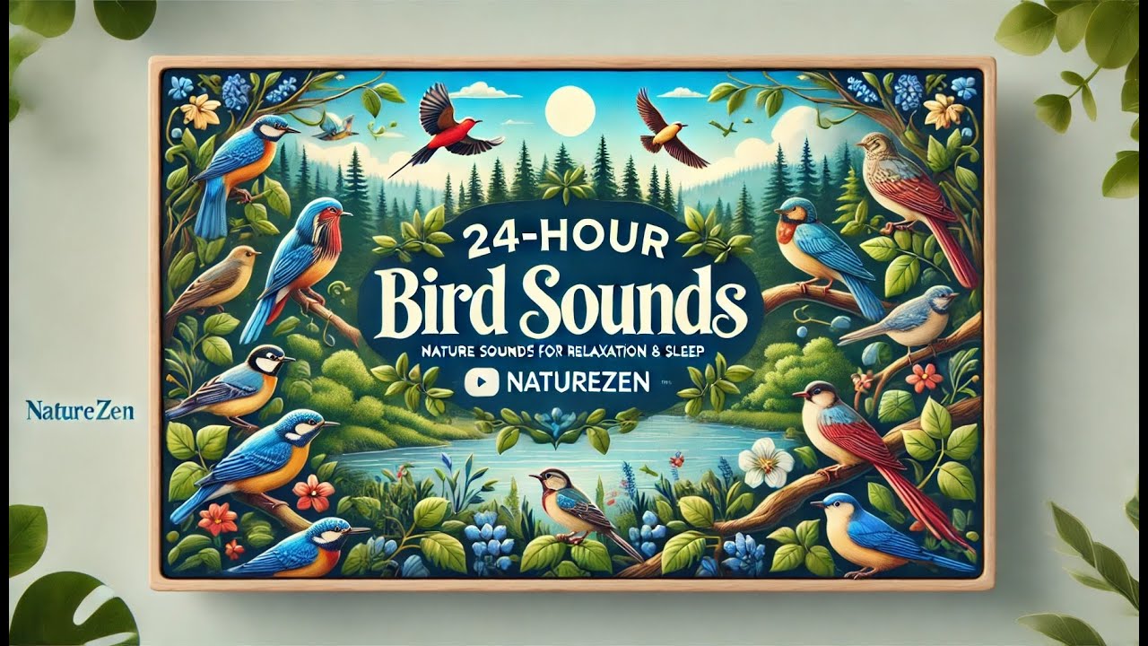 24-Hour Bird Sounds | Nature Sounds for Relaxation & Sleep | Birds ...