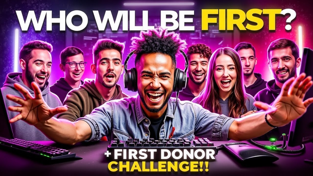 "Who Will Be the First to Donate? Live Stream Challenge!" - YouTube
