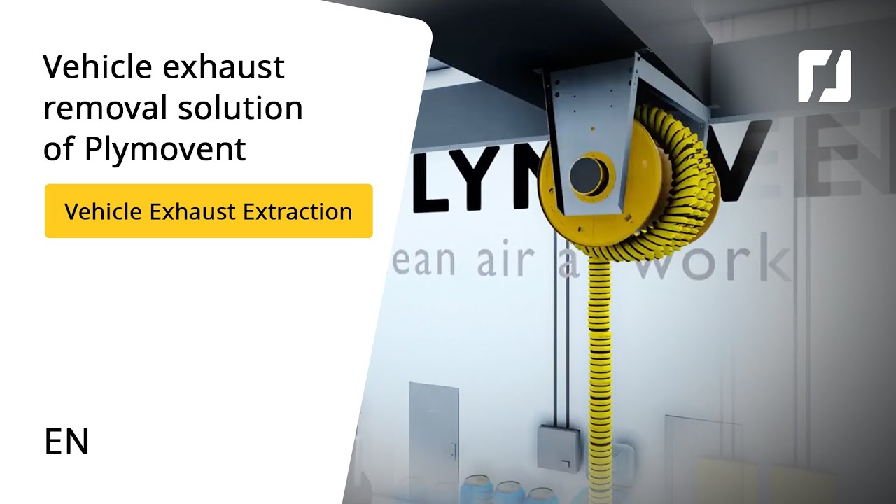 Vehicle exhaust removal solution of Plymovent - YouTube