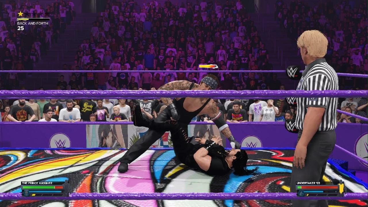 WWE 2K24_lucha completa THE prince vasquez VS Undertaker - YouTube