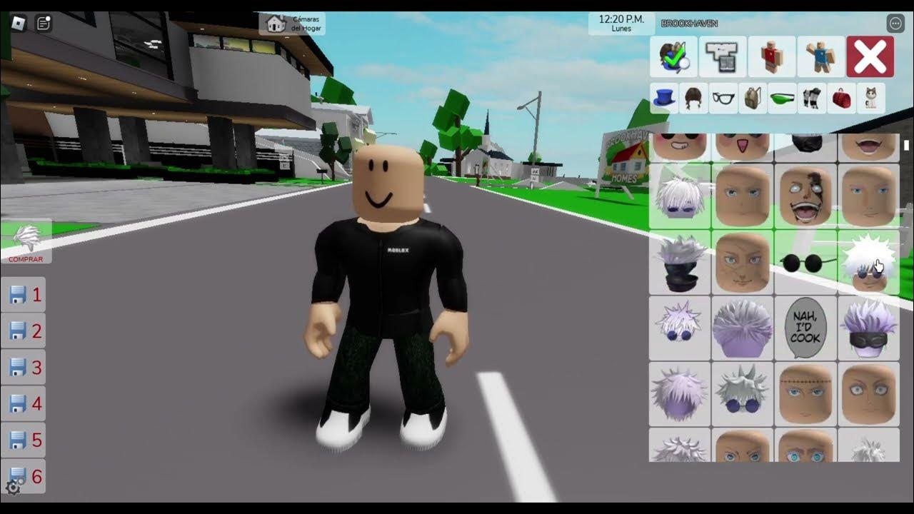 Creando y probando a Gojo en BrookHaven pt2 - YouTube