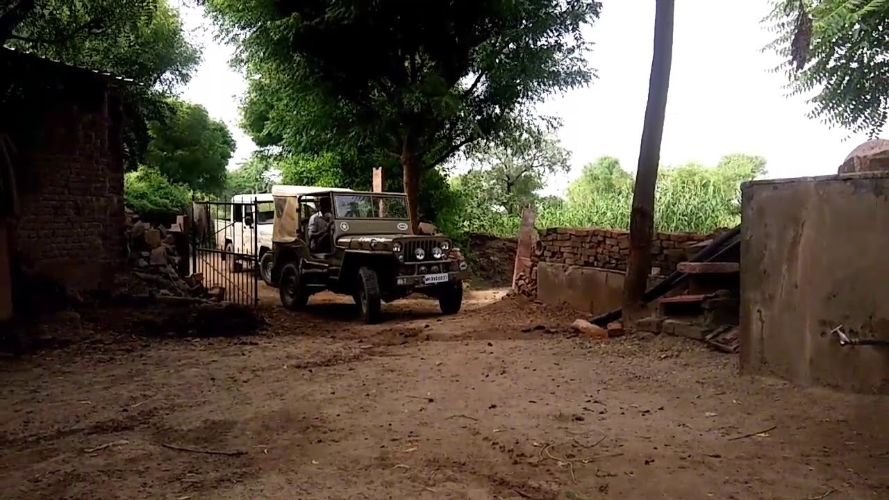 Jeep willys (dhundhala pali rajasthan ) - YouTube