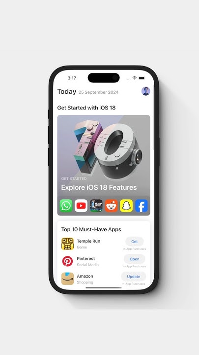 AppStore clone with zoom transition #swiftui - YouTube