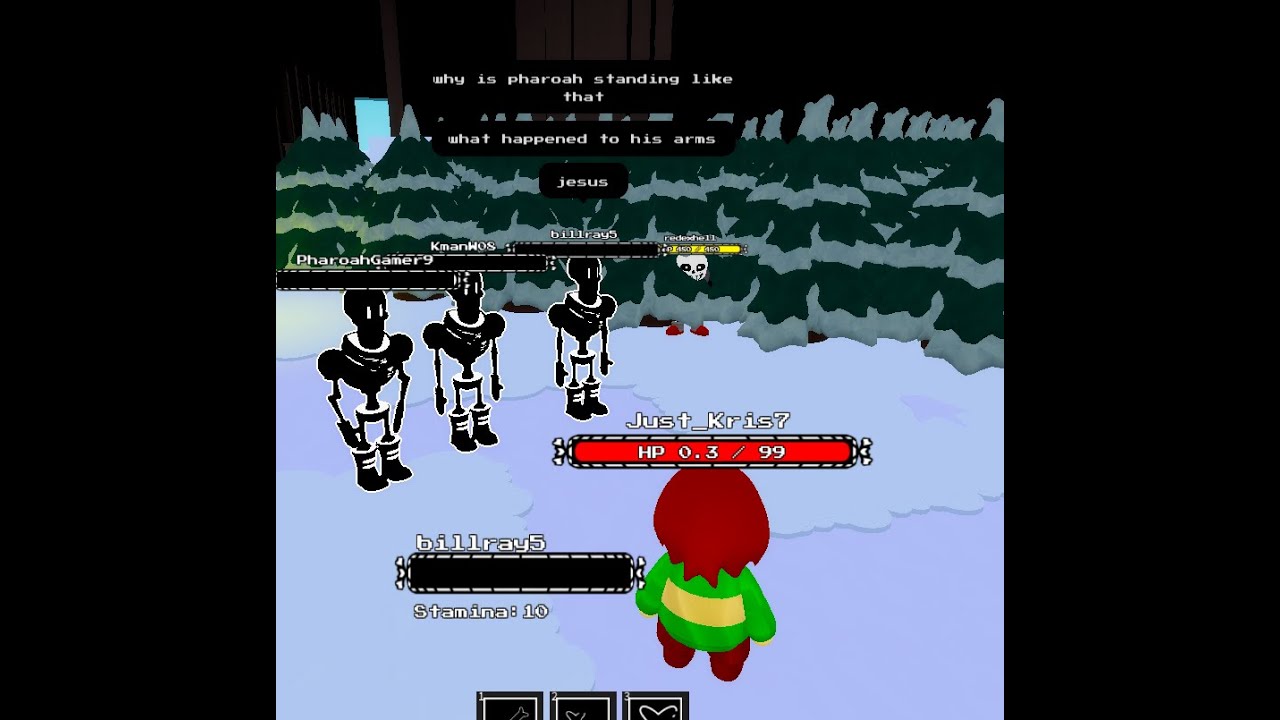 Angry mob Versus Sneaky tree sans - YouTube