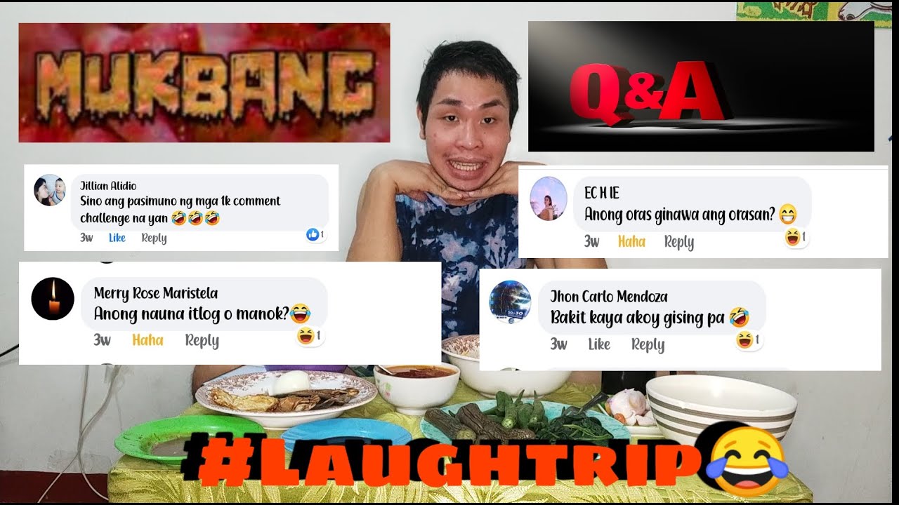 Mukbang (Ulam ng Batang 90's Edition) + Q & A Portion ala Miss Universe ...