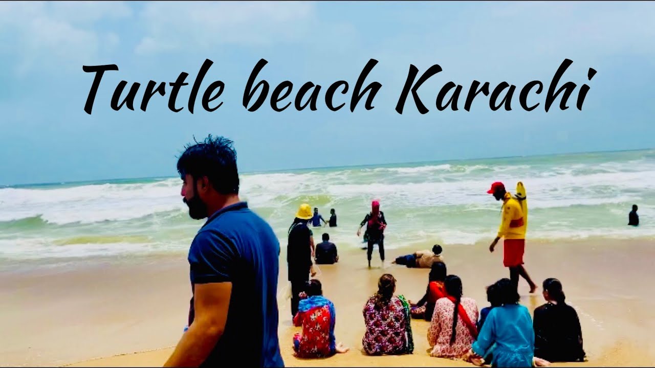 Enjoy with friends turtle beach Karachi 2021 || most beautiful beach in ...