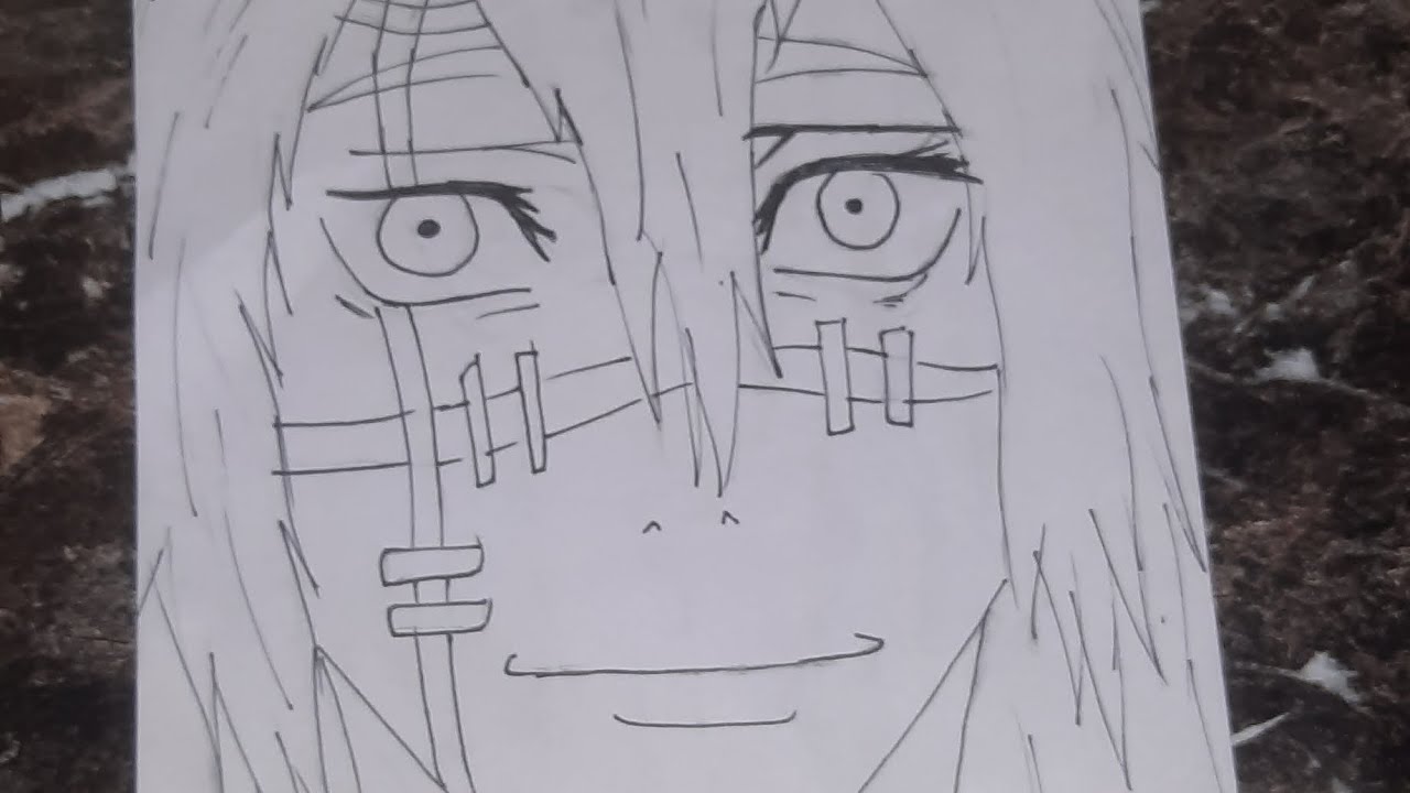 mahito drawing step by step | jujutsu kaisen |#viral - YouTube