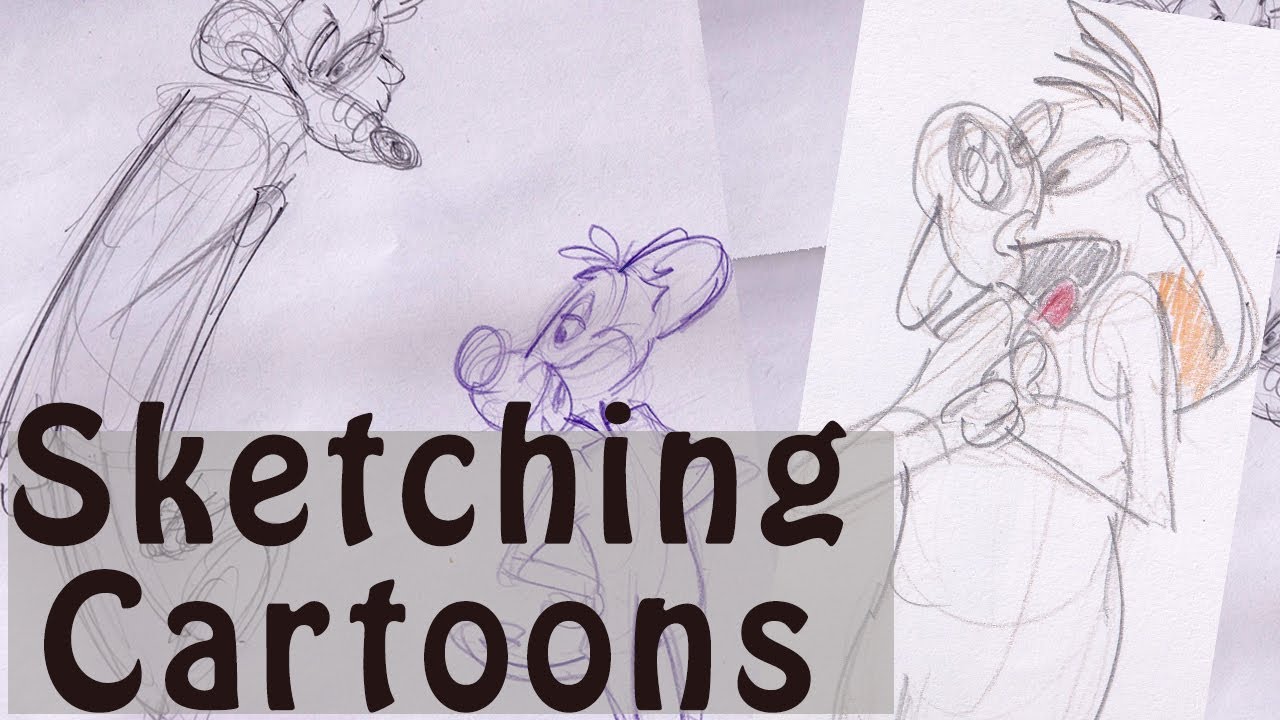 Quick Sketching Cartoons | Gesture Drawing for Animation - YouTube