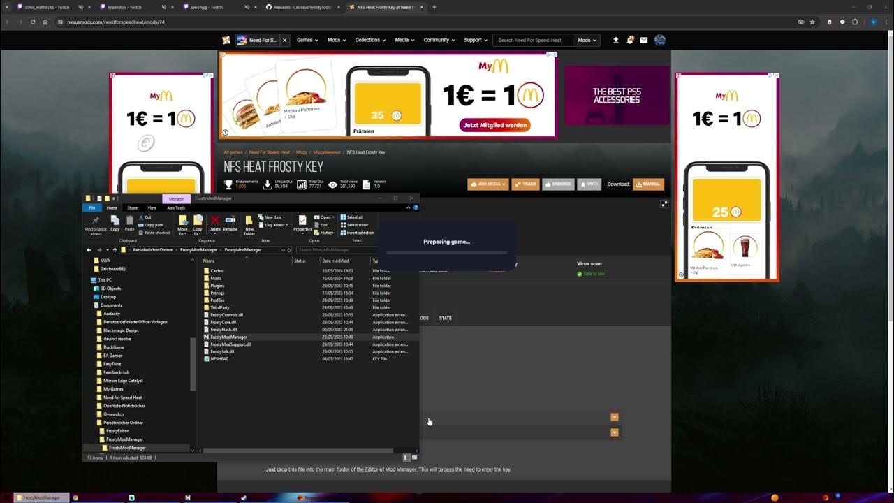 How to install Frosty Mod Manager (1.0.6.3) and add mods for NFS Heat in 2025/26 - YouTube