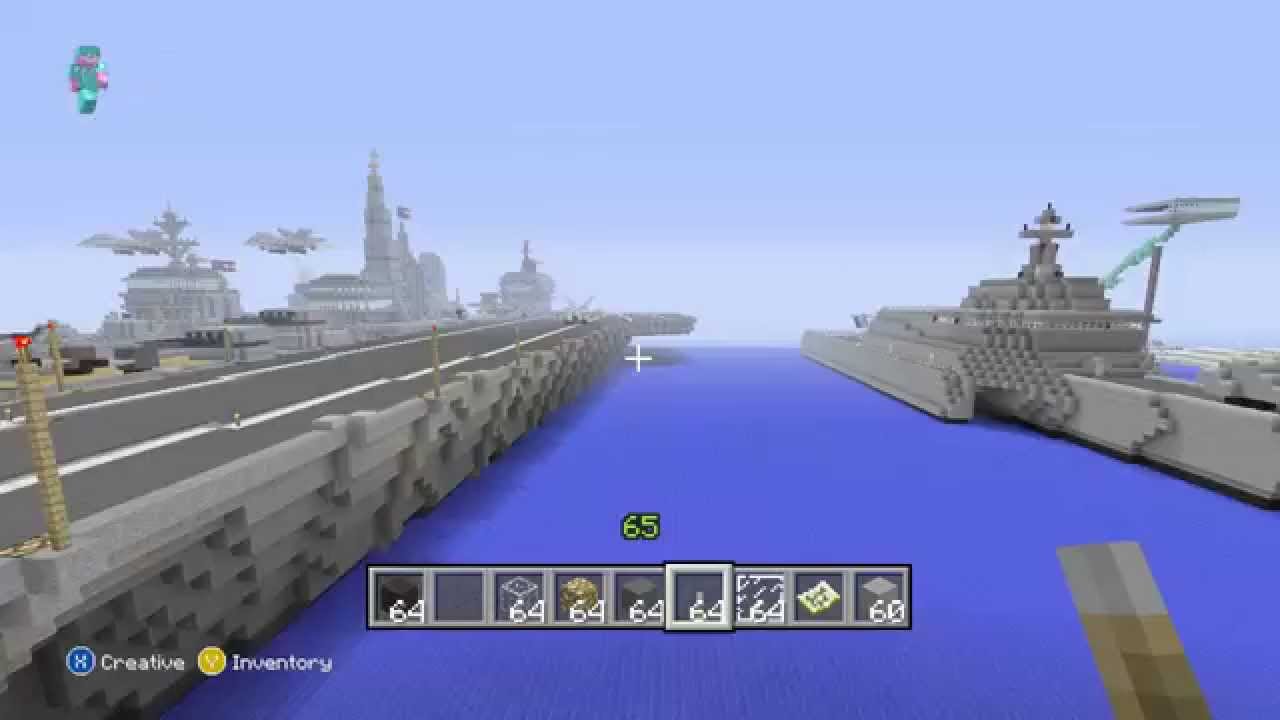 Minecraft USS Independence tour - YouTube
