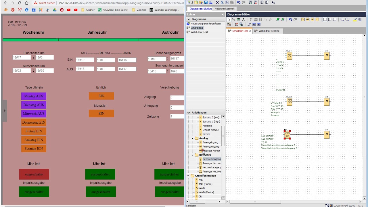 46 Siemens Logo, Web Editor, LWE Wochenschaltuhr Jahresschaltuhr ...