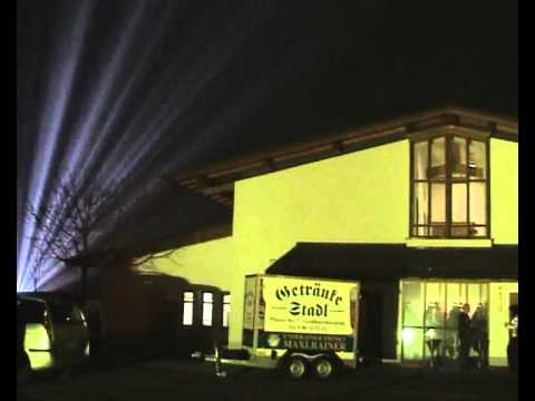 Studio Due Spaceflower Skybeamer und Citycolor Turbosound&light - YouTube