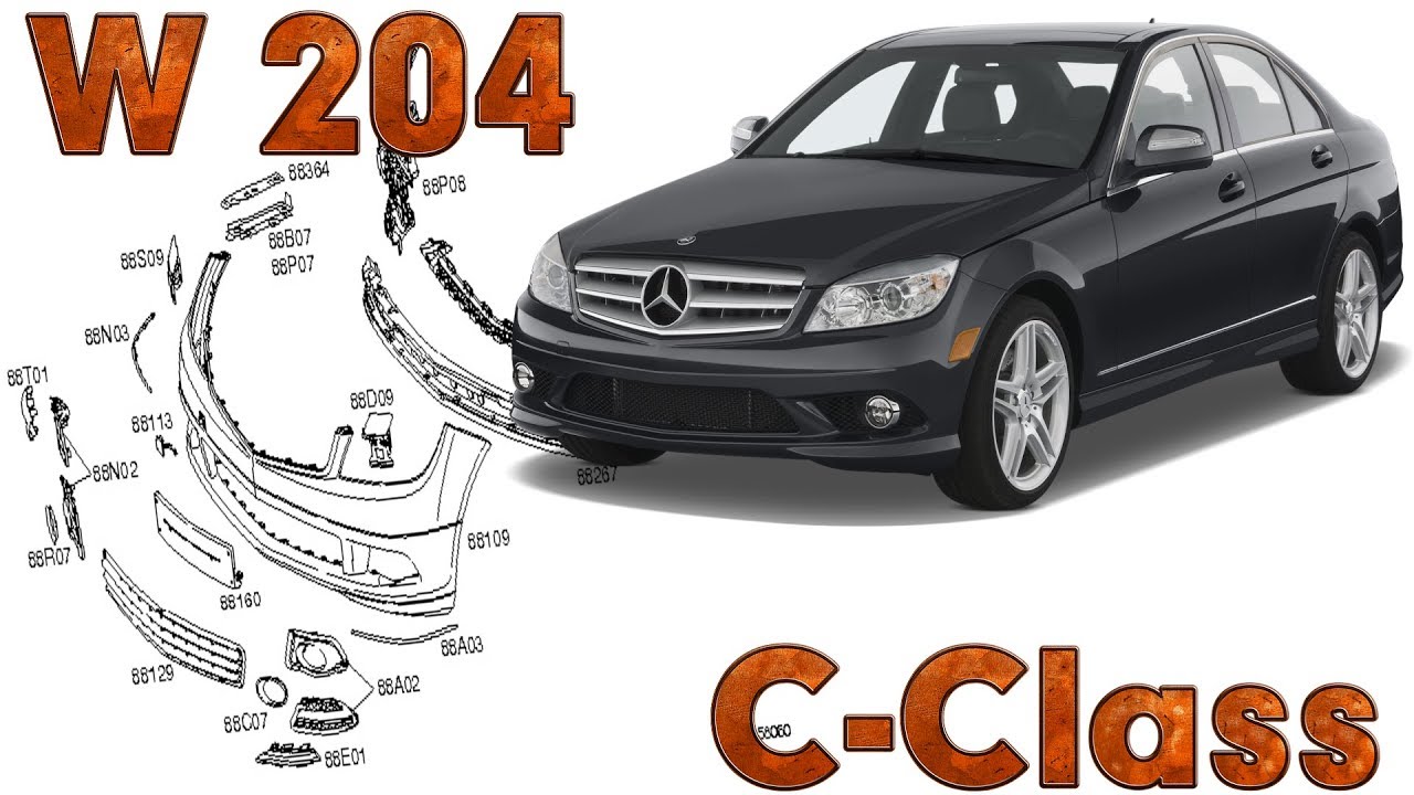 C-Class (W204) | Fault locations | Chassis, sheet metal parts, engine ...