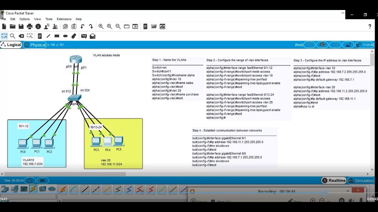 Access mode of VLAN - YouTube
