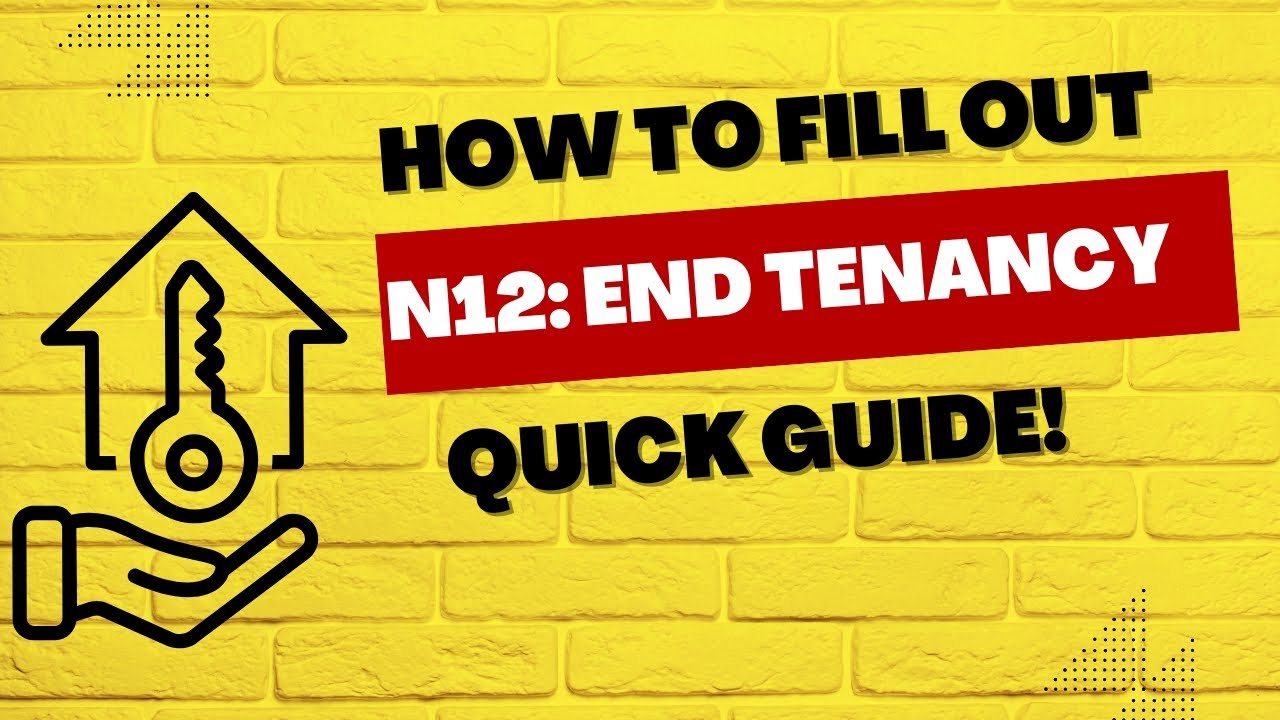 LTB Ontario | How to Fill Out N12 Form (Notice to End Tenancy Landlord ...
