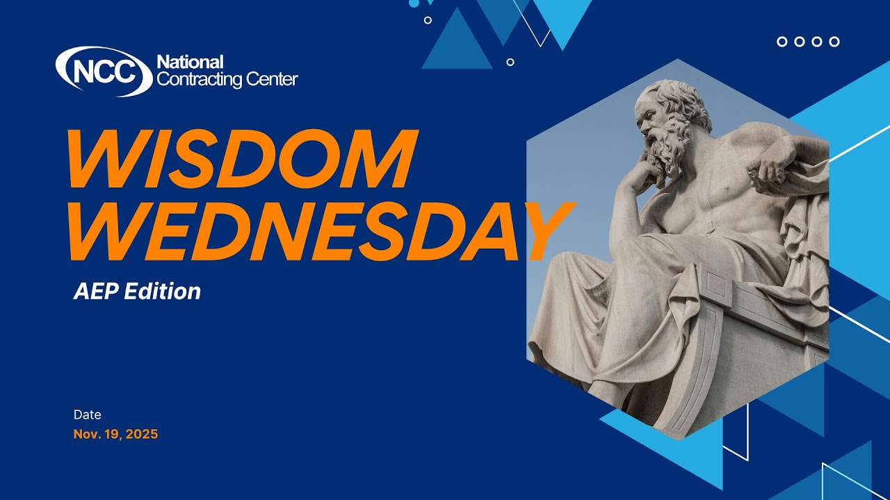 Wisdom Wednesday - AEP Edition - YouTube